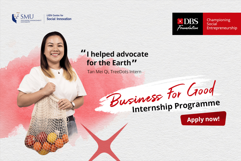 UC X DBS Foundation Internship for Good Program - Social Innovation Center